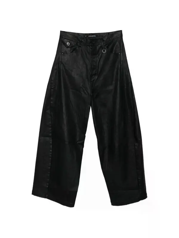 JULIUS Wide-leg Trousers - Black