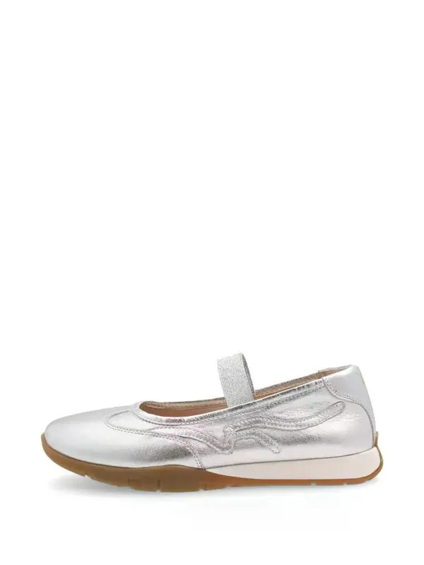 FRAU Cross Hybrid Ballet Flats - Silver