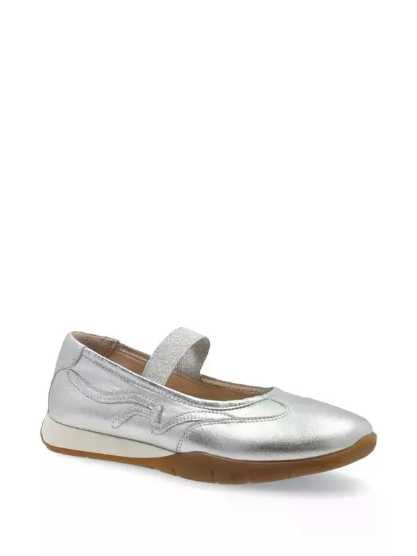FRAU Cross Hybrid Ballet Flats - Silver