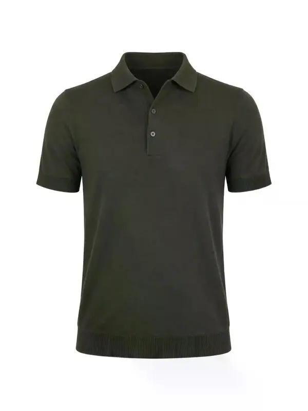 FILIPPO DE LAURENTIIS Short-sleeve Polo Shirt - Green