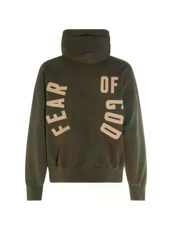 Fear Of God Logo Print Hoodie