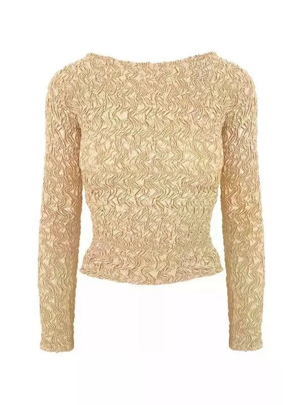CONTESSA MILLS Blair Long-sleeved Top - Neutrals