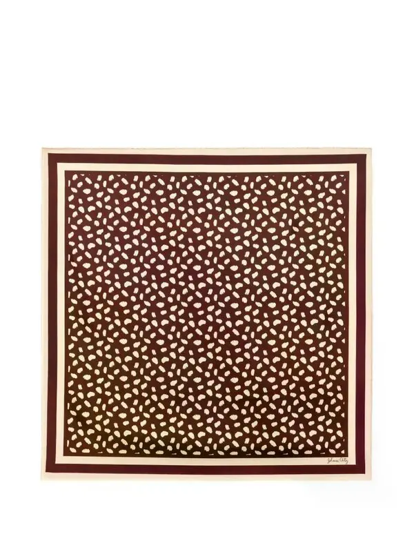 Johanna Ortiz Feline Spirit Leopard-print Scarf - Brown