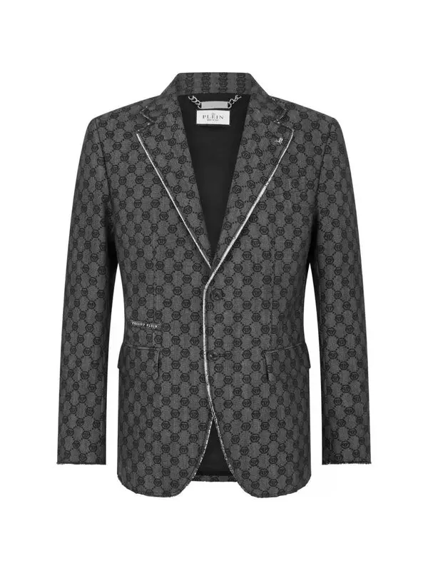 Philipp Plein Miami Vice Monogram Blazer