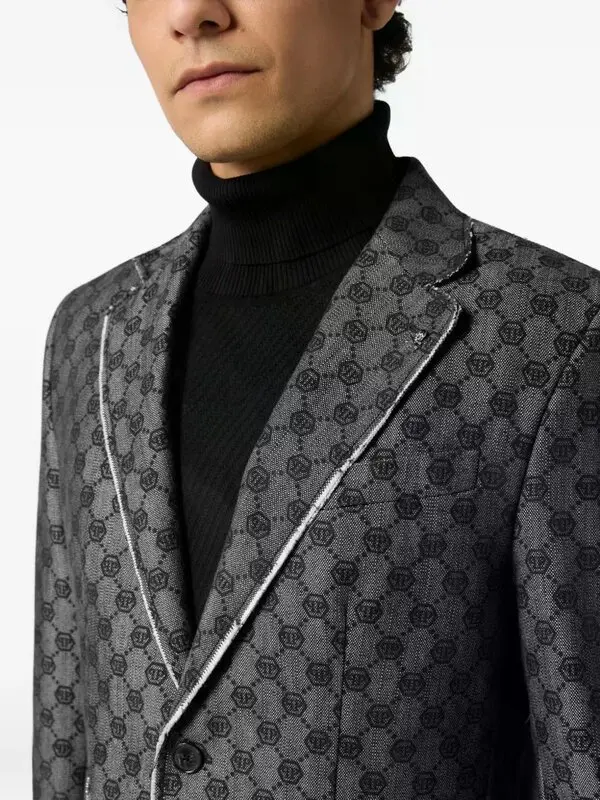 Philipp Plein Miami Vice Monogram Blazer