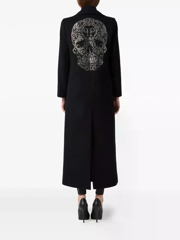 Philipp Plein Embellished Double-breasted Coat