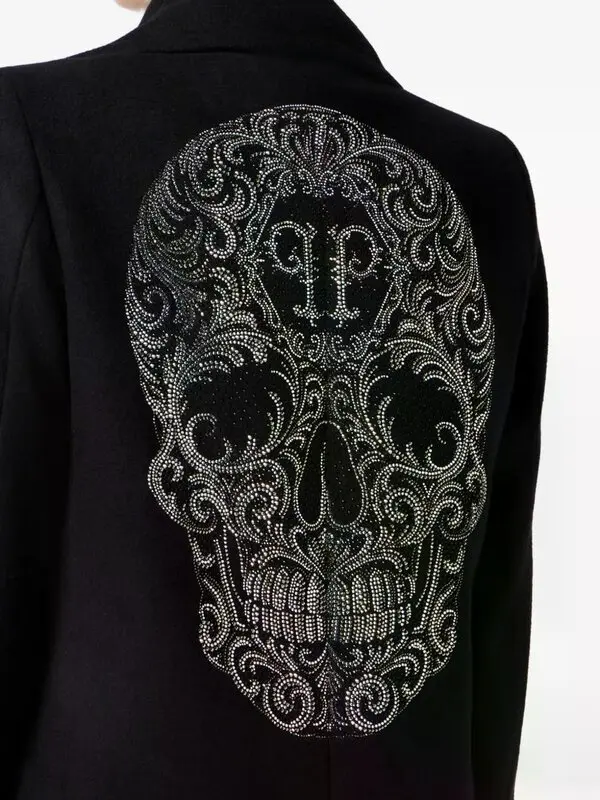 Philipp Plein Embellished Double-breasted Coat