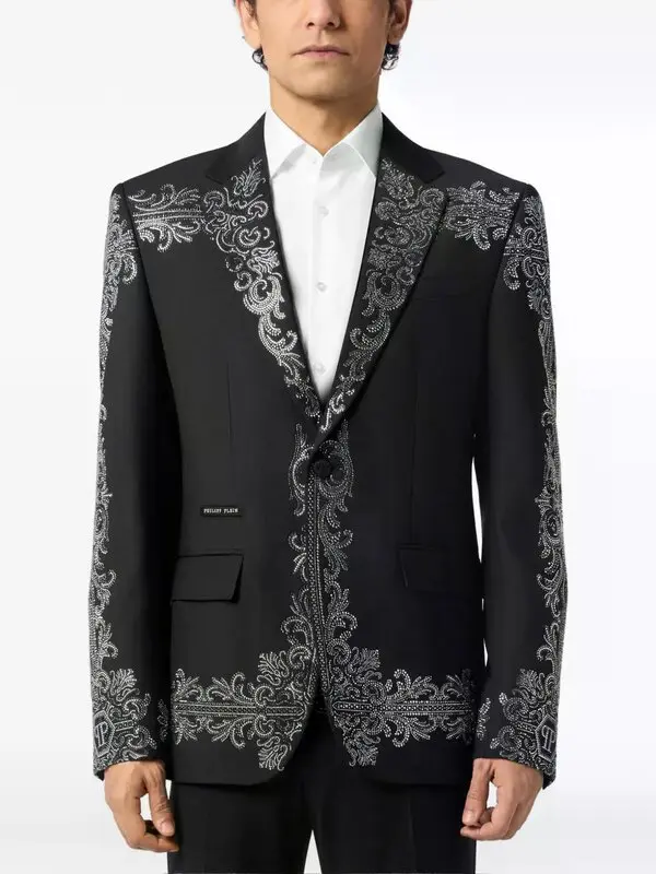Philipp Plein Baroque Strass-embellished Blazer