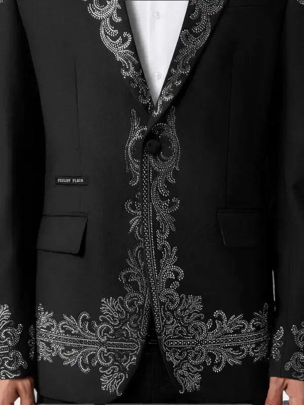 Philipp Plein Baroque Strass-embellished Blazer