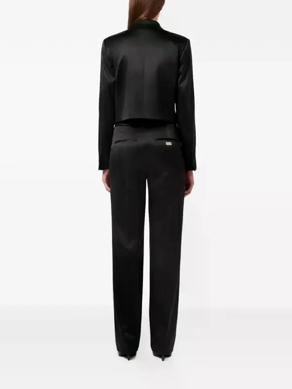Philipp Plein Straight-fit Satin Trousers