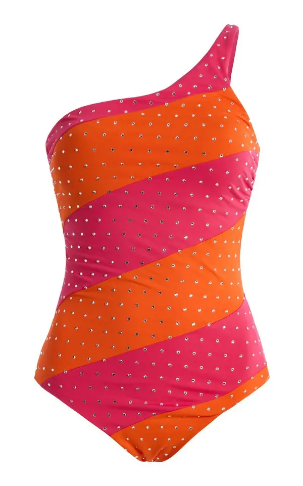 DES_PHEMMES Exclusive La Isla One-shoulder Swimsuit - Multi