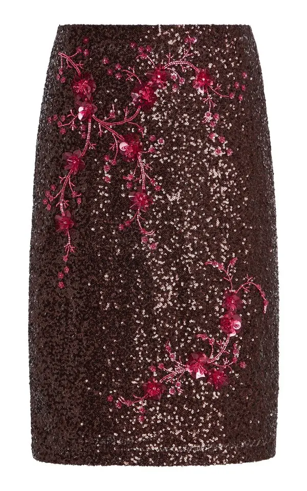 DES_PHEMMES Exclusive La Isla Classic Longuette Skirt - Multi