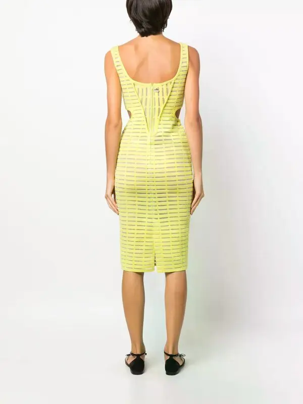 GENNY Iconic Cut-out Midi Dress