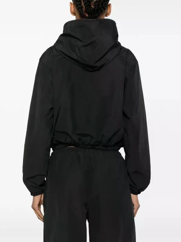 Alexander Wang Logo Print Hooded Jacket