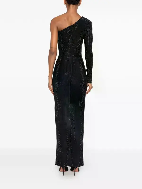 MIRON One-shoulder Embellished Dress
