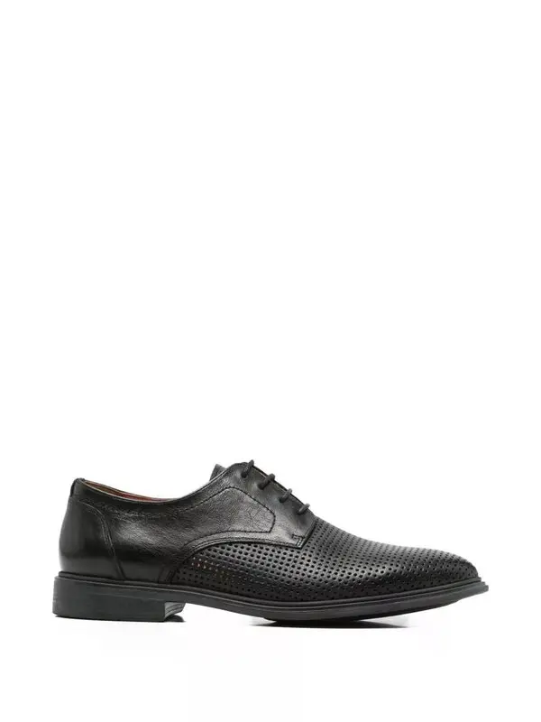 SERGIO MORETTI FIRENZE Perforated Leather Lace-up Shoes