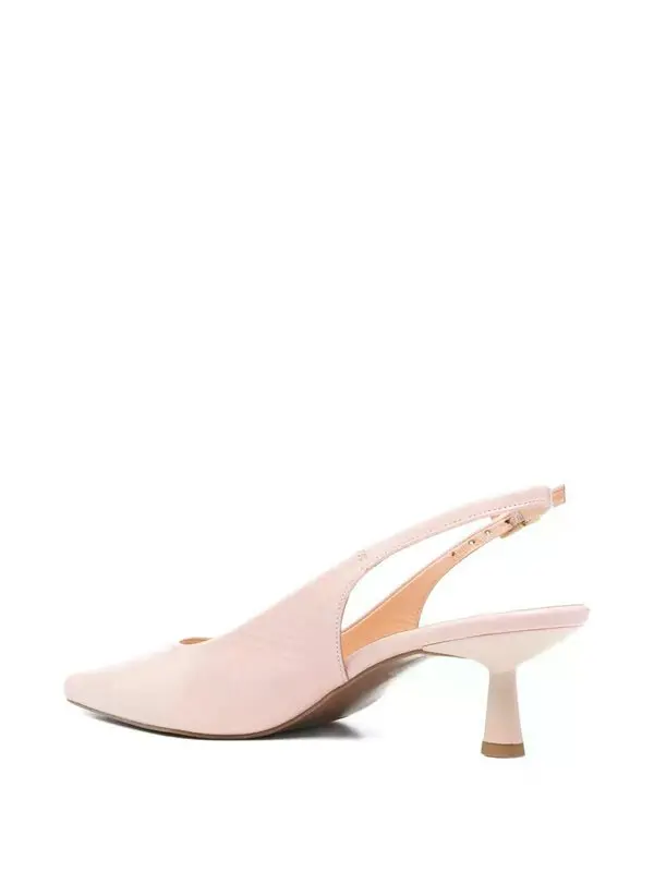 SERGIO MORETTI FIRENZE Pointed-toe Slingback Pumps
