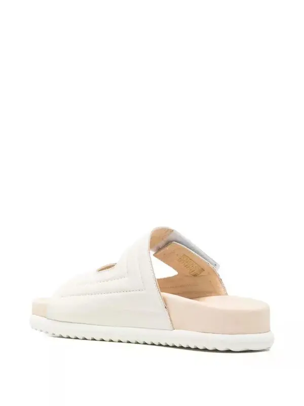 SERGIO MORETTI FIRENZE Quilted Touch-strap Sandals