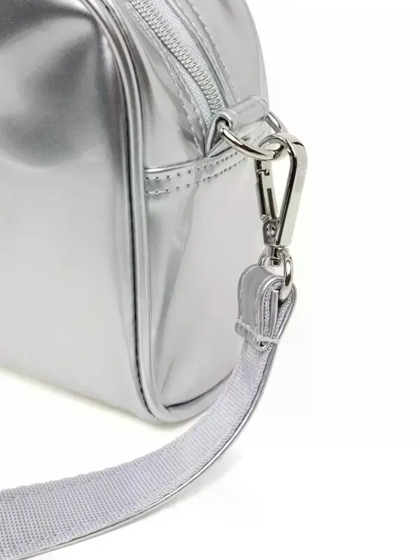 Adidas Logo Embossed Metallic Tote Bag