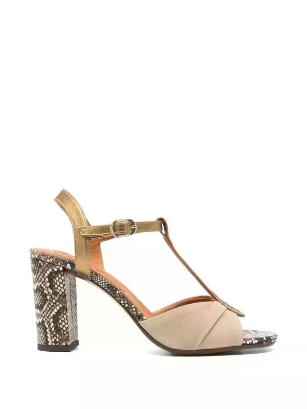 Chie Mihara Biagio Heeled Sandals - Neutrals