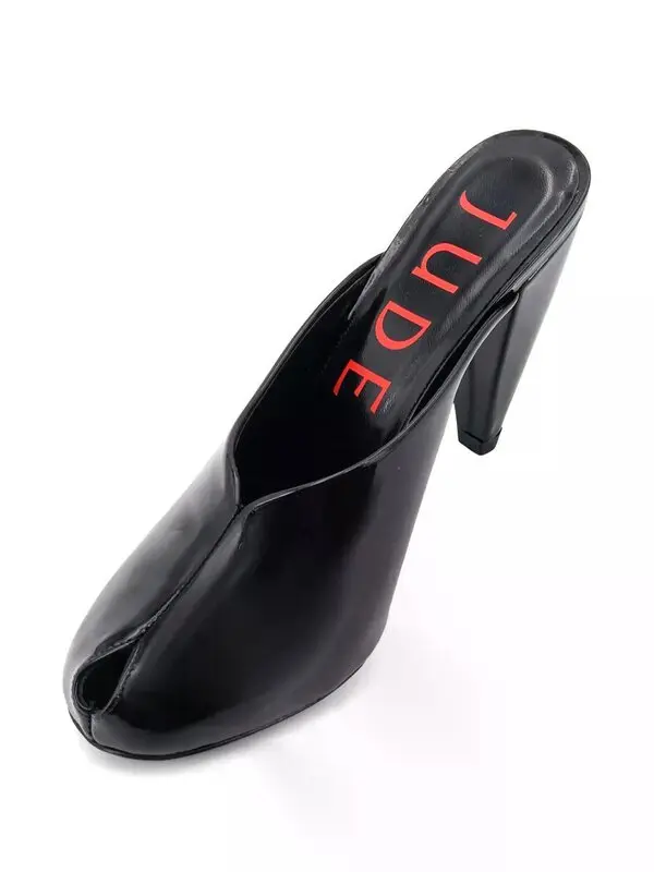 JUDE Paw Patent Leather Mules