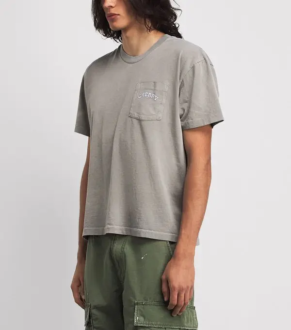 CHERRY LOS ANGELES Cotton Palamino Pocket T-shirt
