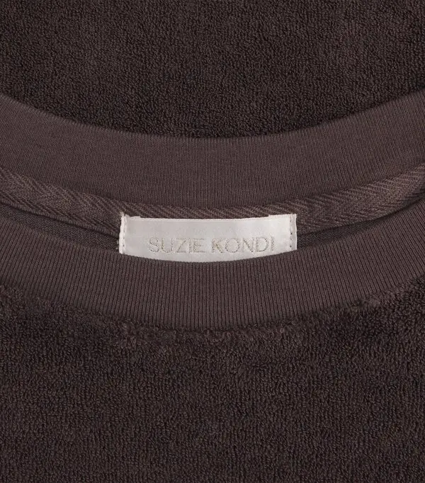 Suzie Kondi Cotton-blend Velour Sweatshirt
