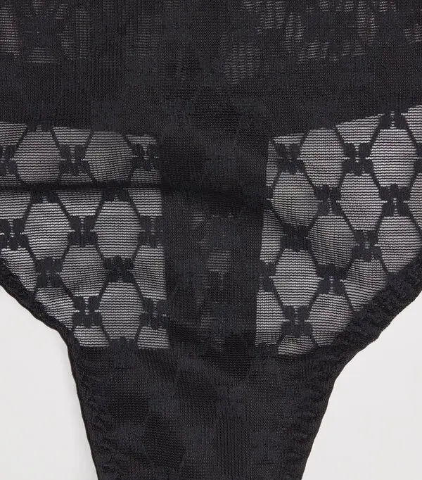 Simone Perele Lace Plume High-waist Thong