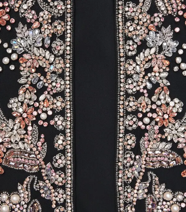 Zuhair Murad Embellished Cady Cape