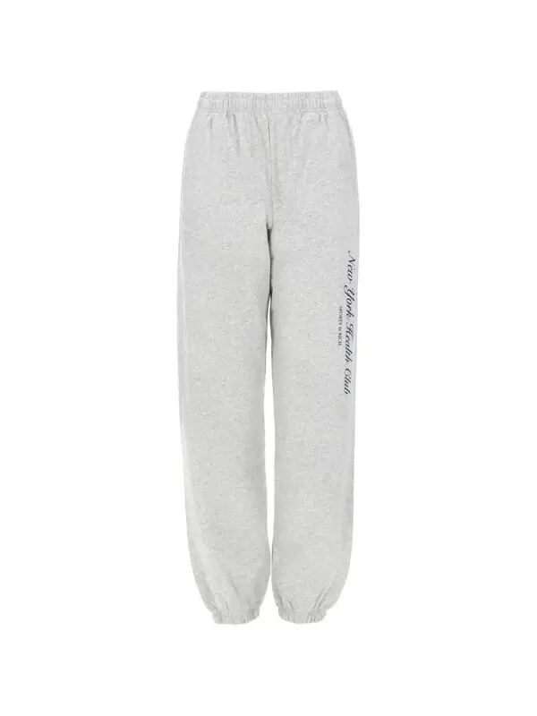 SPORTY & RICH Logo-print Track Pants - Grey