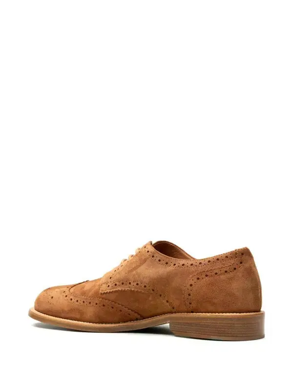 CHUCKIES Suede Brogues - Brown
