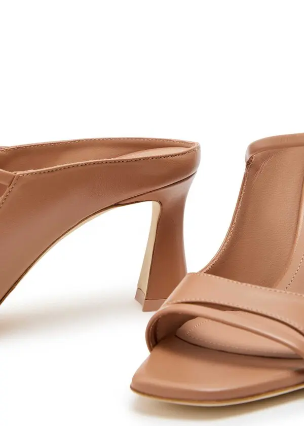 MALONE SOULIERS Rania 70 Leather Mules