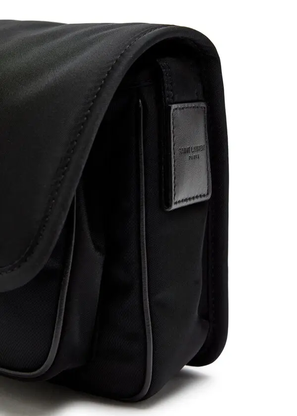 Saint Laurent Niki Padded Nylon Cross-body Bag - Black