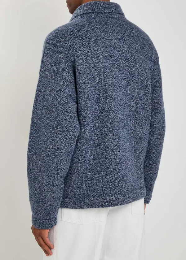 THE ELDER STATESMAN Hunter Zip-through Cashmere Jacket