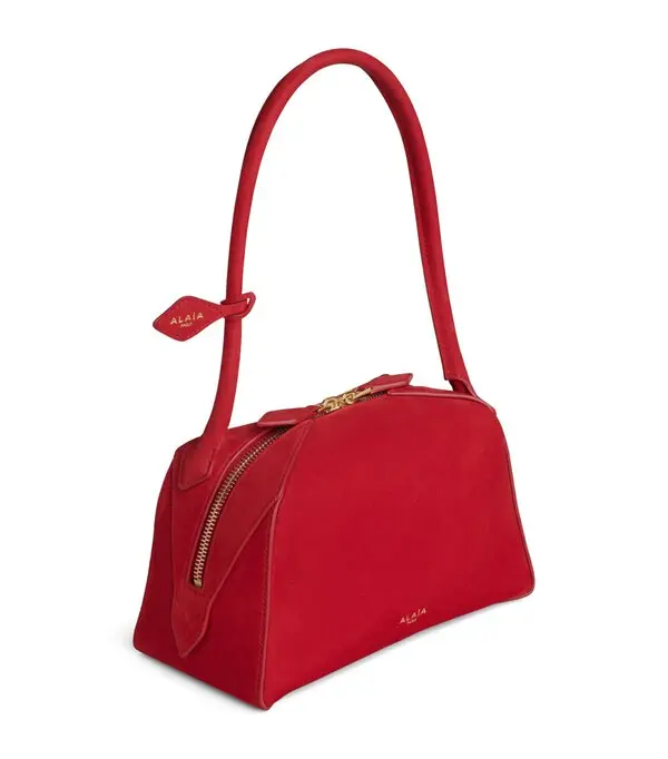Alaïa Le Bouledogue Small Shoulder Bag - Red