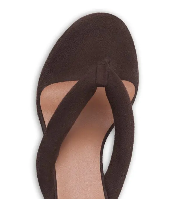 Alaïa Suede Thong Mules 55