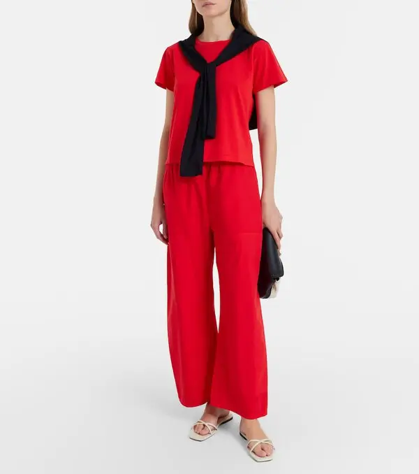 LESET Cotton Jersey T-shirt - Red