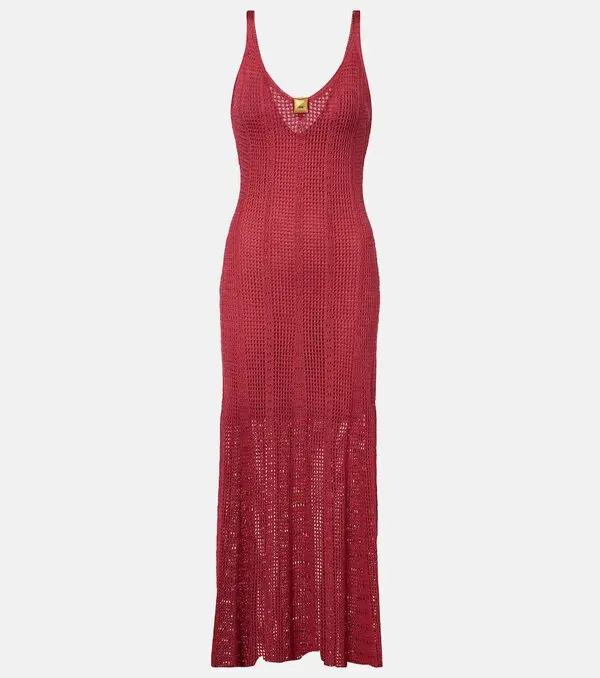 VIX PAULA HERMANNY Reese Midi Dress - Red