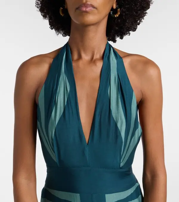 VIX PAULA HERMANNY Printed Midi Dress