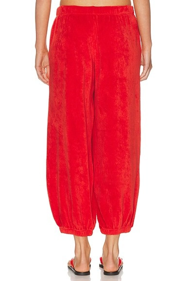 Suzie Kondi Paxos Terry Pocket Pant - Cherry