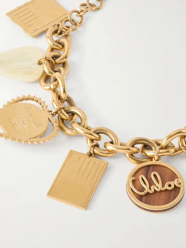 Chloé Gold-tone Charm Bracelet - Multi