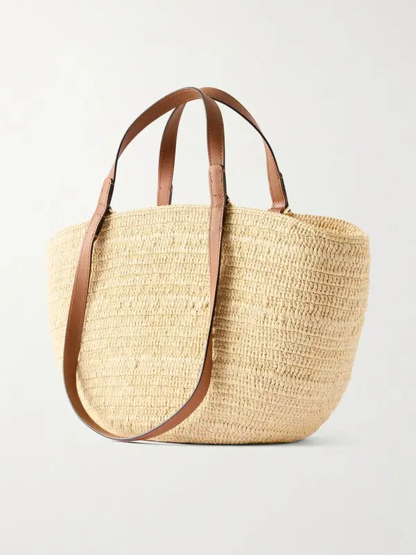 Loewe Eclipse Basket Medium Raffia Tote