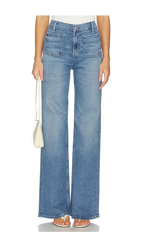 Citizens Of Humanity Kimberly Patch Pocket Flare Jeans - Blue
