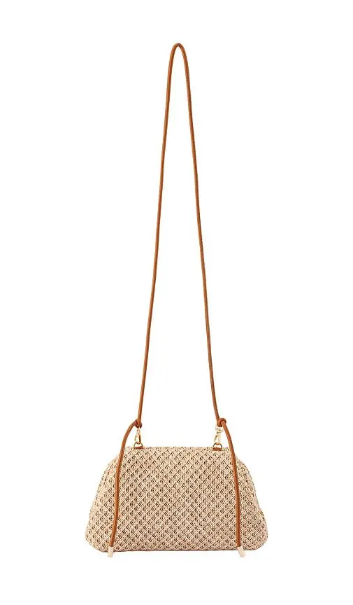 OLGA BERG Anna Woven Clutch