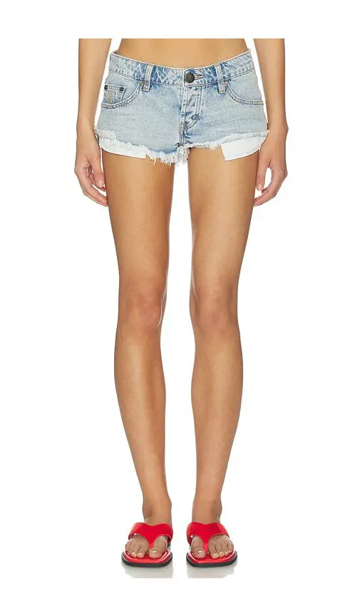 ONETEASPOON Dukes Low Waist Denim Shorts