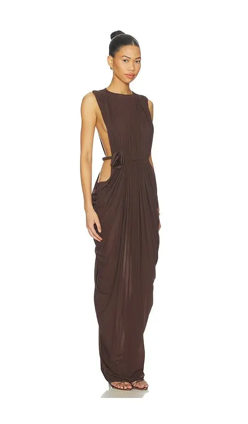 MAYGEL CORONEL Baluarte Dress - Brown