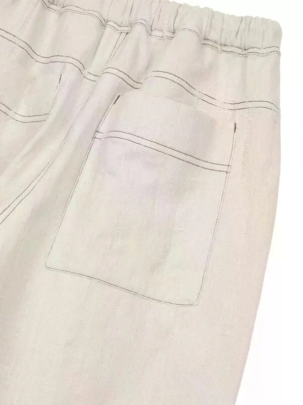 STUDIO TOMBOY Jacquard Drawstring Trousers