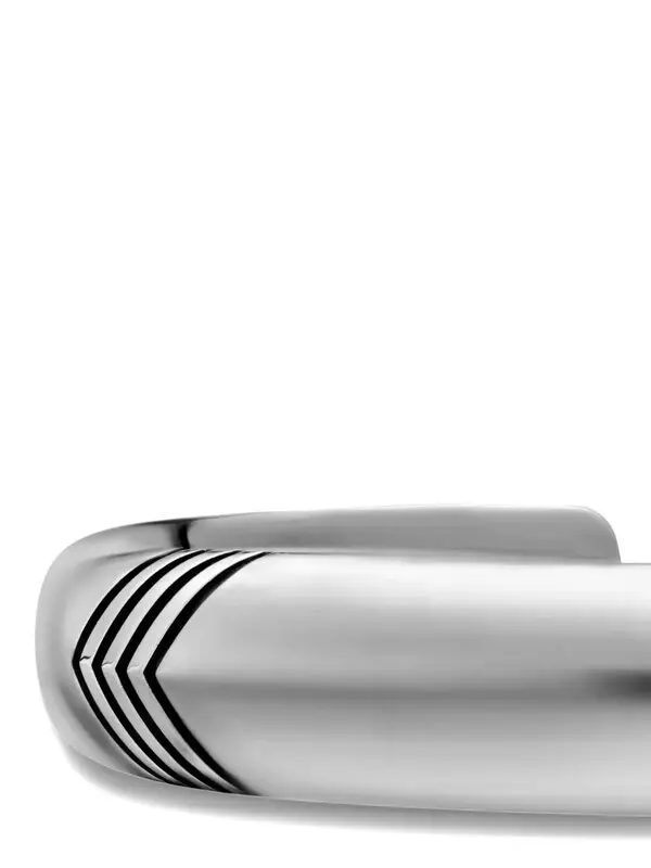 David Yurman Sterling Chevron Bold Cuff Bracelet