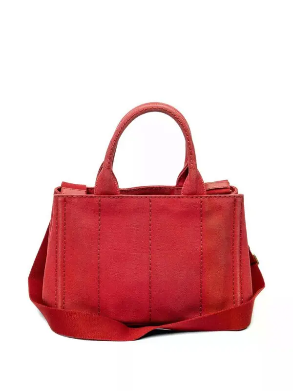 Prada Small Canapa Tote Bag
