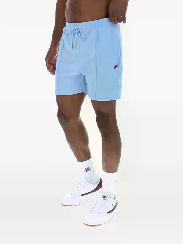 FILA Eusebio Logo-patch Track Shorts - Blue